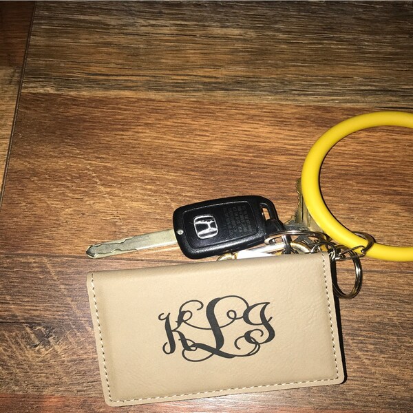 ID Monogram Keychain, Personalized Keychain Sweet Sixteen Present, Key ...