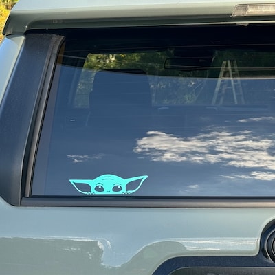 Grogu Vinyl Decal - Etsy