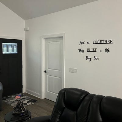 Goodbye Metal Sign Goodbye Entryway Sign Goodbye Metal Word Front Door ...