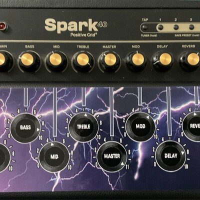 Positive Grid SPARK Control Knob Decal Deep Space - Etsy