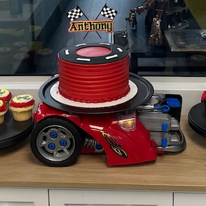 Car Cake Topper, Birthday Cake Topper, Hotwheels Cake Topper, Race Car ...