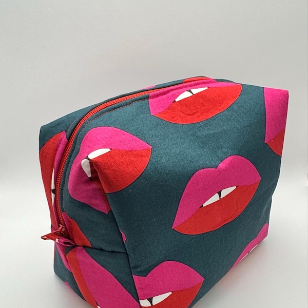 Two-toned Boxy Pouch PDF Sewing Pattern | 4 Sizes | Makeup and Toiletry ...