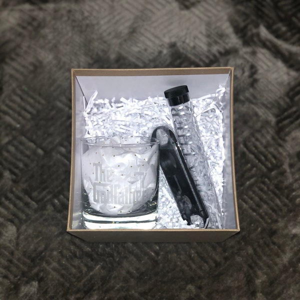 The Godfather Movie Rocks Glass Godparent Gift Officially Licensed ...