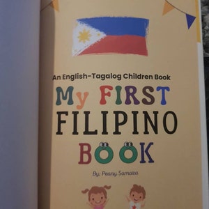 ABAKADA First Tagalog Book Filipino Children Book Filipino-english Kids ...