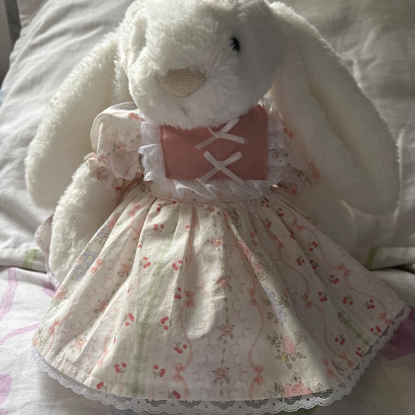 Classic Floral Dress for Bunnies, Classic Elegant Floral for Stuffed ...