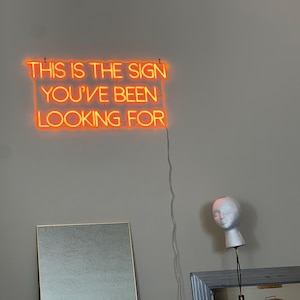 Classy and Catchy Custom Neon Sign Aesthetic Wall Decor Customized LED ...