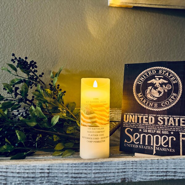 Army Forge Customizable Graduation Candle Celebrate the Journey to ...