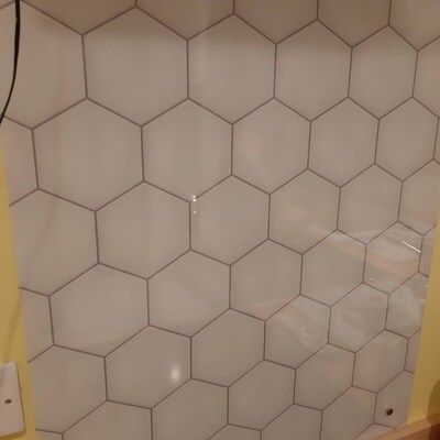 Kitchen Glass Splashback Toughened and Heat Resistant Tile Cooker Panel ...
