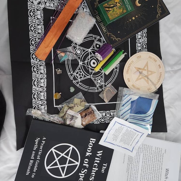 Witch Starter Kit With Guide, Spiritual Starter Box, for Newbies or ...