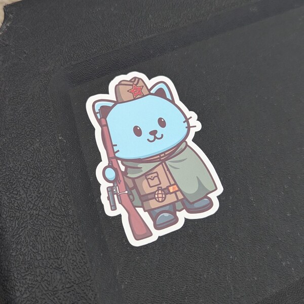 Doom Slayer Kitty / Cat Stickers / Vinyl / Journaling / Scrapbooking ...