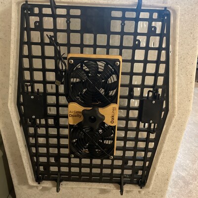 Airflow Dually Dog Crate Fans Compatible With Ruff Land / Ruff Tough ...