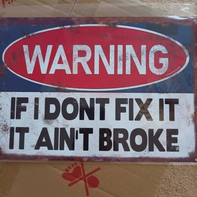 Fuk Checklist Funny Swearing Metal Sign Inappropriate Curse List Adult ...