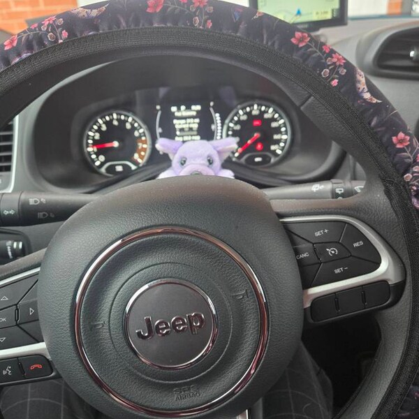 Tooled Leather, Cowhide & Leopard Brushstroke Pattern Steering Wheel ...