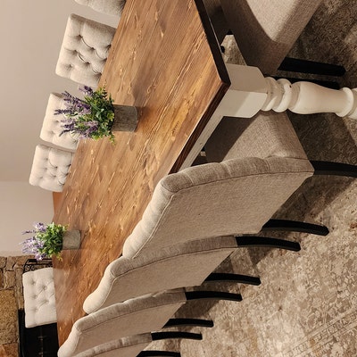 Large Farmhouse Table Long Farm Table Dining Room Table - Etsy