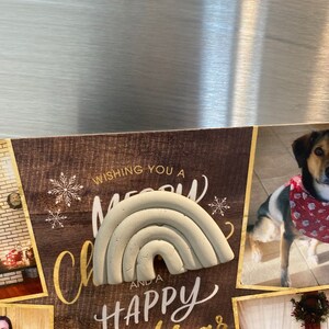 Minimalist Concrete Magnets. Modern Half Moon Fridge Magnets. - Etsy