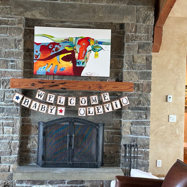 Cowboy Baby Shower Sign, Welcome Baby Sign, Little Cowboy Baby Sprinkle ...