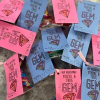 PRINTABLE Valentine Card, Ring Pop Valentine Card, Printable Classroom ...