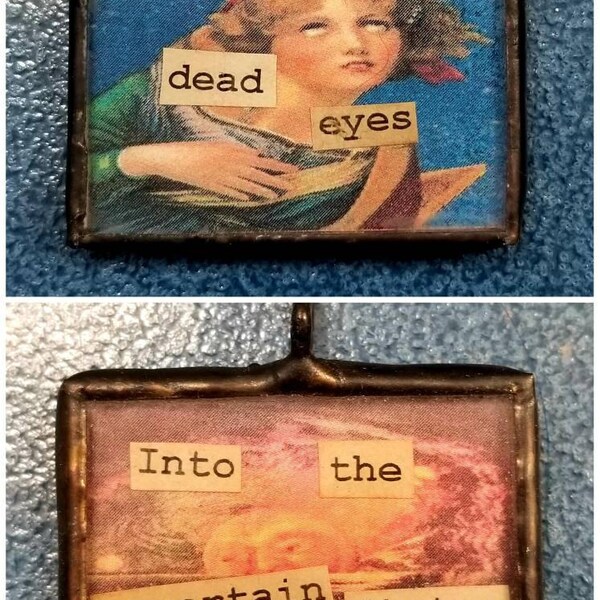 Rosary Ex-voto Sacred Heart Locket Rosary Mary Magdalene Shell Necklace ...