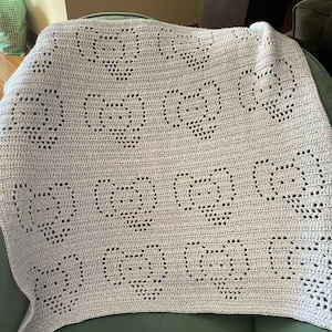 Kobe cow Filet Crochet Written Pattern, Instant Downloadable PDF - Etsy
