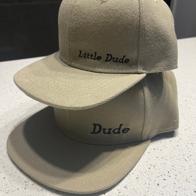 Matching Father/son Flat-billed Hats With Custom Initials ...