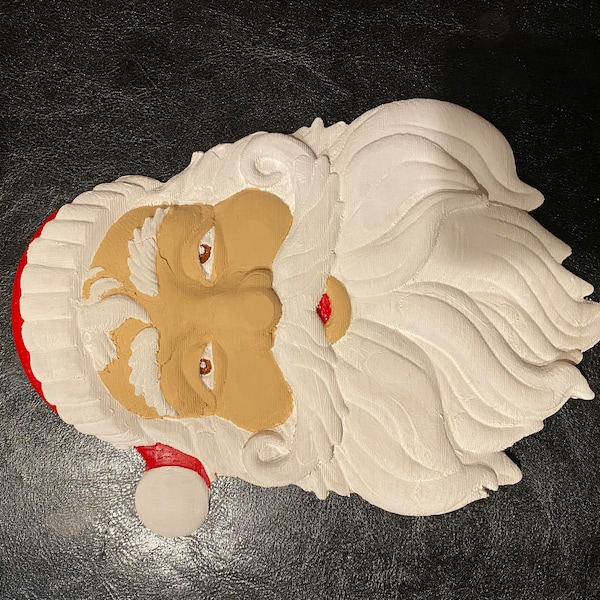 Santa Claus, 3D Stl Model 10127, for CNC Router Engraver, Carving ...
