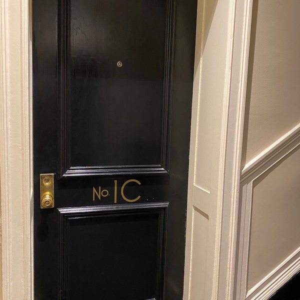 House Number Decal, Street Address Sticker, Personalized Door Number ...