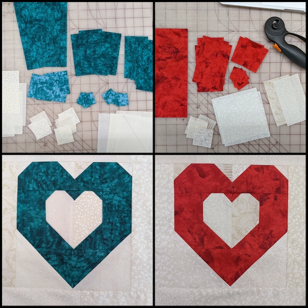 Heart Quilt Pattern | Falling in Love Quilt Pattern PDF | the Pattern ...