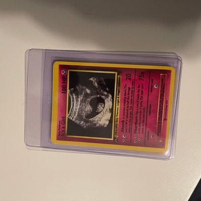 Pokemon Pregnancy Card, Pokemon Gender Reveal, Custom Pokemon Card ...