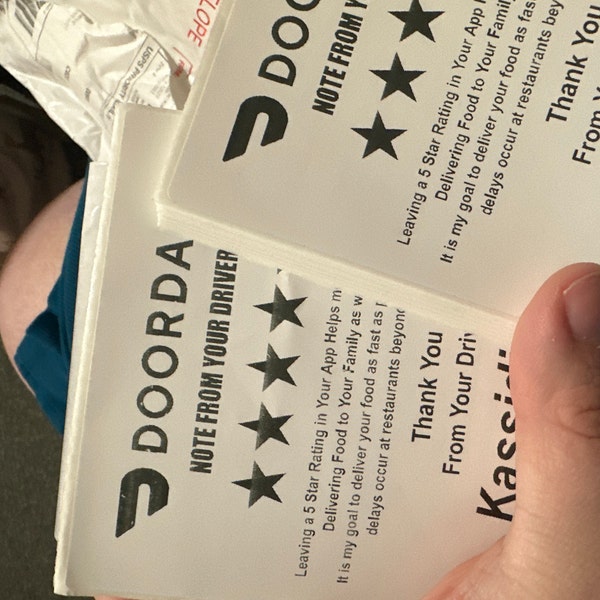 350 Personalized Labels Doordash, Grubhub, Ubereats, Spark Delivery ...