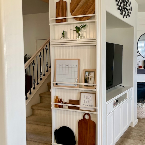 Decorative Custom Wall Rack Digital Woodworking Plans - Etsy