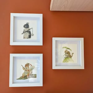 Bunny With Flail Print - Etsy