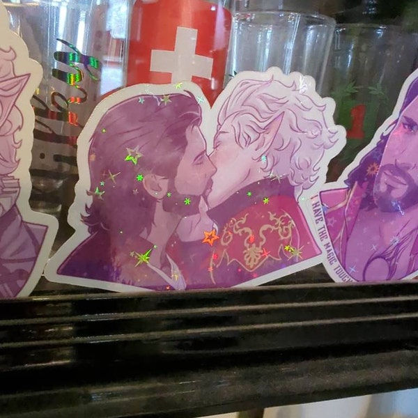 Holographic Bloodweave Gale & Astarion Baldur's Gate 3 Sticker - Etsy