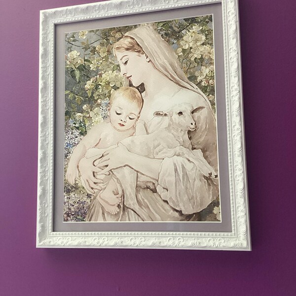 Catholic Art Wall, Jesus Painting, Catholic Art Prints, Abstract ...