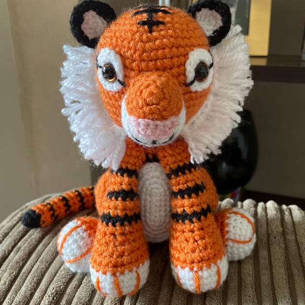 No Sew Chunky Lion Amigurumi Crochet Pattern - Etsy