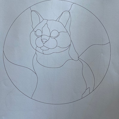 T-rex Stained Glass Pattern - Etsy