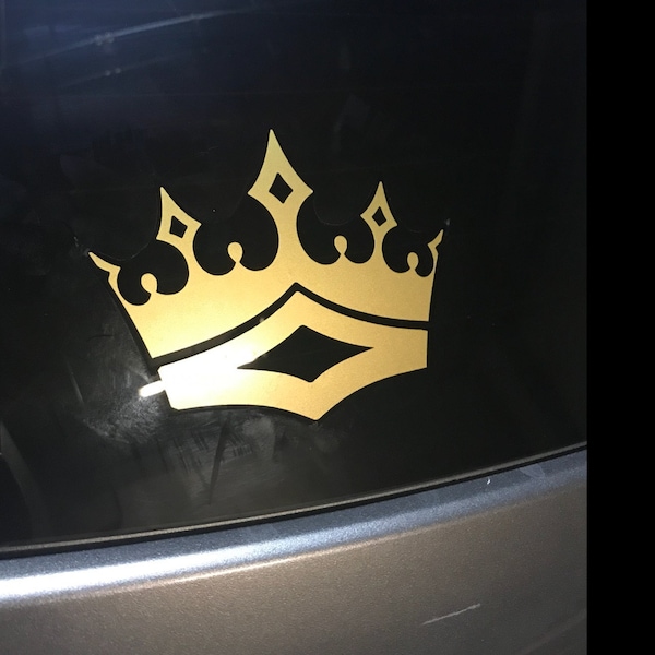 Crown Collection 1, Royalty King Queen Princess Prince Crown- Car Decal ...