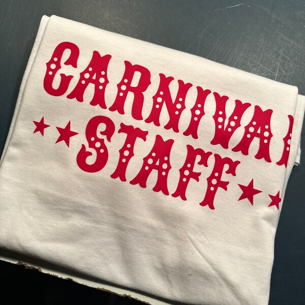 Carnival Staff SVG: Circus Birthday Shirt Design (digital Download) - Etsy