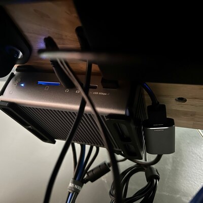 Under Desk or Wall Mount for Caldigit TS3 Plus Dock With Mounting ...