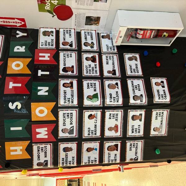 Black History Posters | Bulletin Board Display | Black History Decor ...