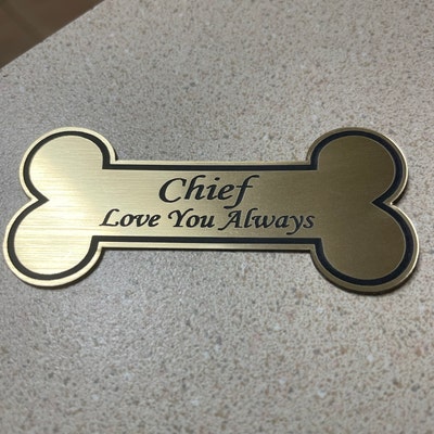 Pet Name Plate, Engrave Name Plate for Pet, Dog Engraved Plate, Cat ...