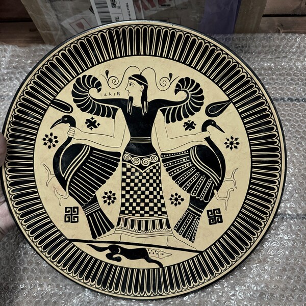 Greek Pottery, Hand Made Replica, Red and Black Figure Bilingual ...