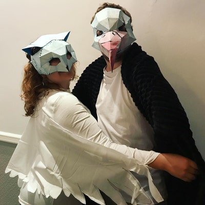 DIY Eagle Mask,party Mask,lowpoly,3d Papercraft,bird Mask,pdf Templates ...