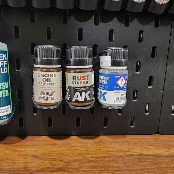 Paint Rack Citadel/games Workshop for Mounting on Wall. Useful for ...