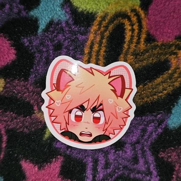 MHA Kitty Stickers - Etsy