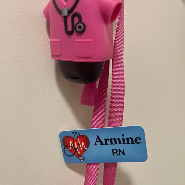Healthcare Staff Name Badge, Name Tag, Personalized Custom ID Tag ...