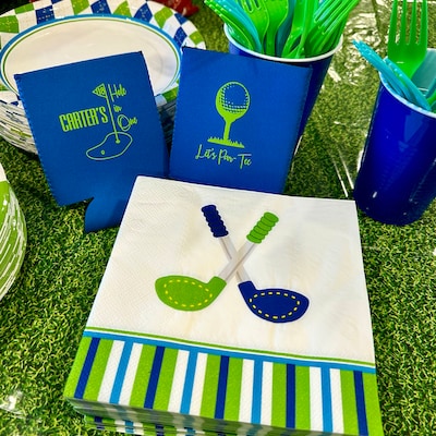 Golf Birthday Cups, Golf First Birthday, Let's Par Tee, Golf Theme ...