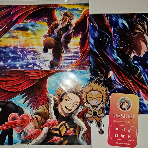 Hawks (keigo Takami) - "flying By" Digital Art Print by Eahsalart - Etsy