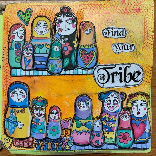 Pokey Out Page Borders (borders That Peek Out the Top of Your Journal ...