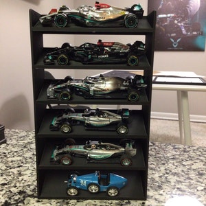Hotwheel 10 Car Display Stand Industrial Design W Hidden Wall Mount ...
