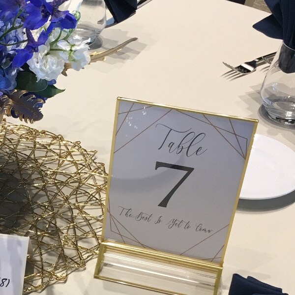 Table Number Template, Table Card Template, Printable Numbers, Table ...